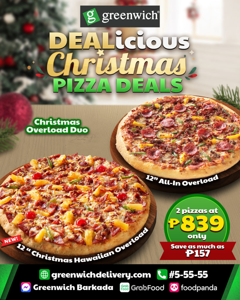 Greenwich – P839 Christmas Pizza Deals | Manila On Sale