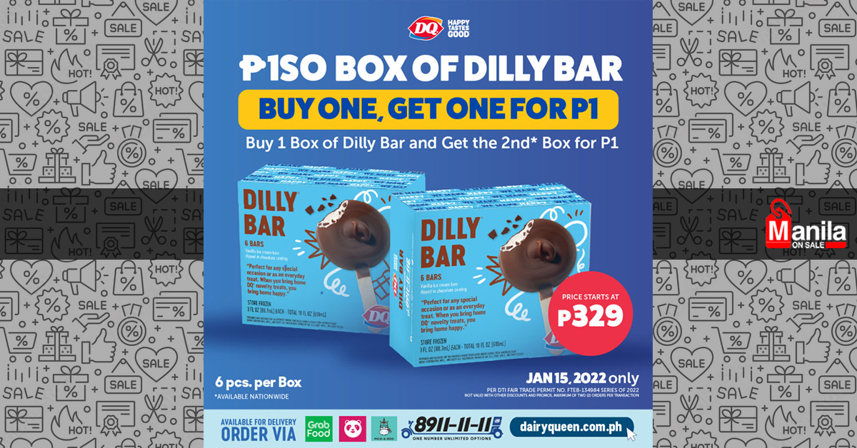Dairy Queen – P1SO Box of Dilly Bar Promo | Manila On Sale