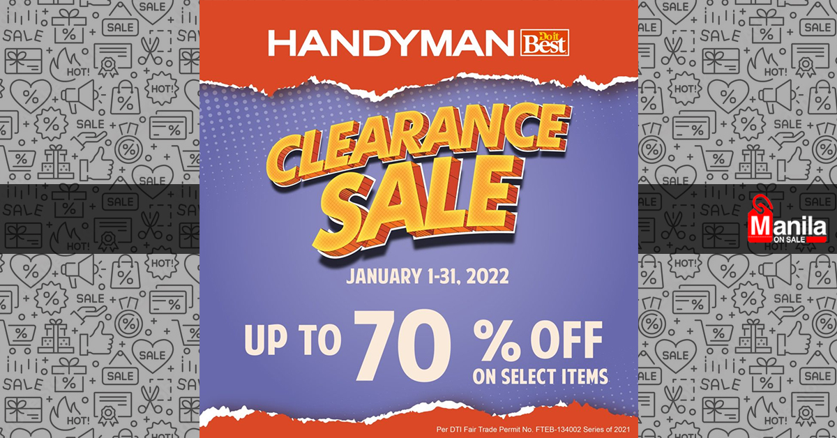 Handyman – upto 70% OFF Clearance Sale | Manila On Sale