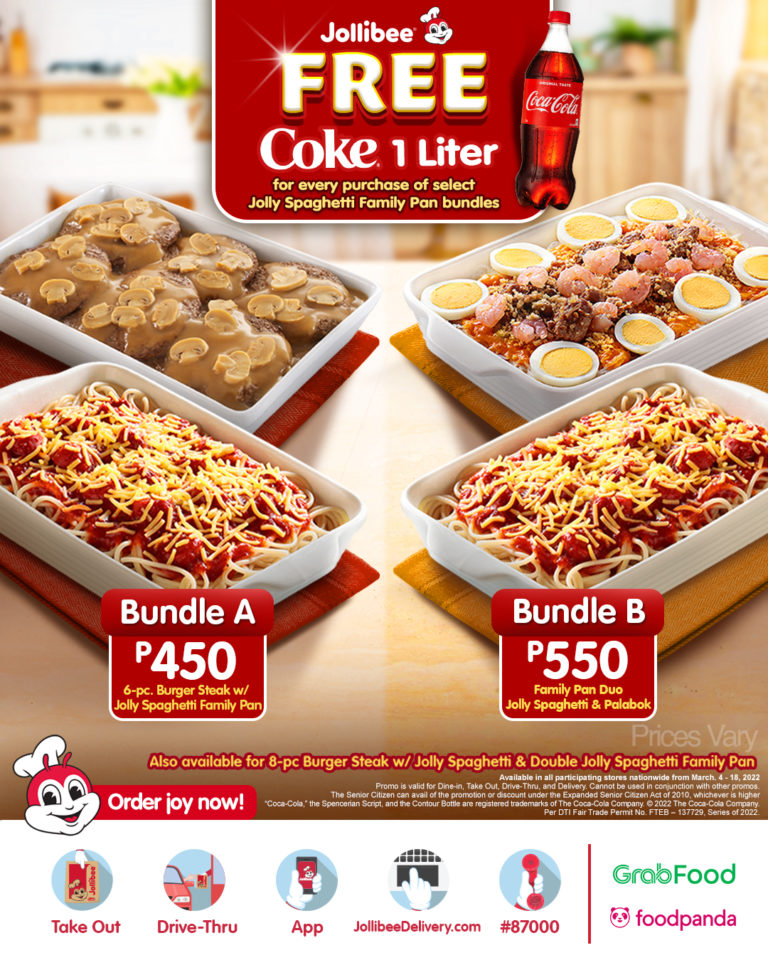 Jollibee – FREE 1L Coke Promo | Manila On Sale