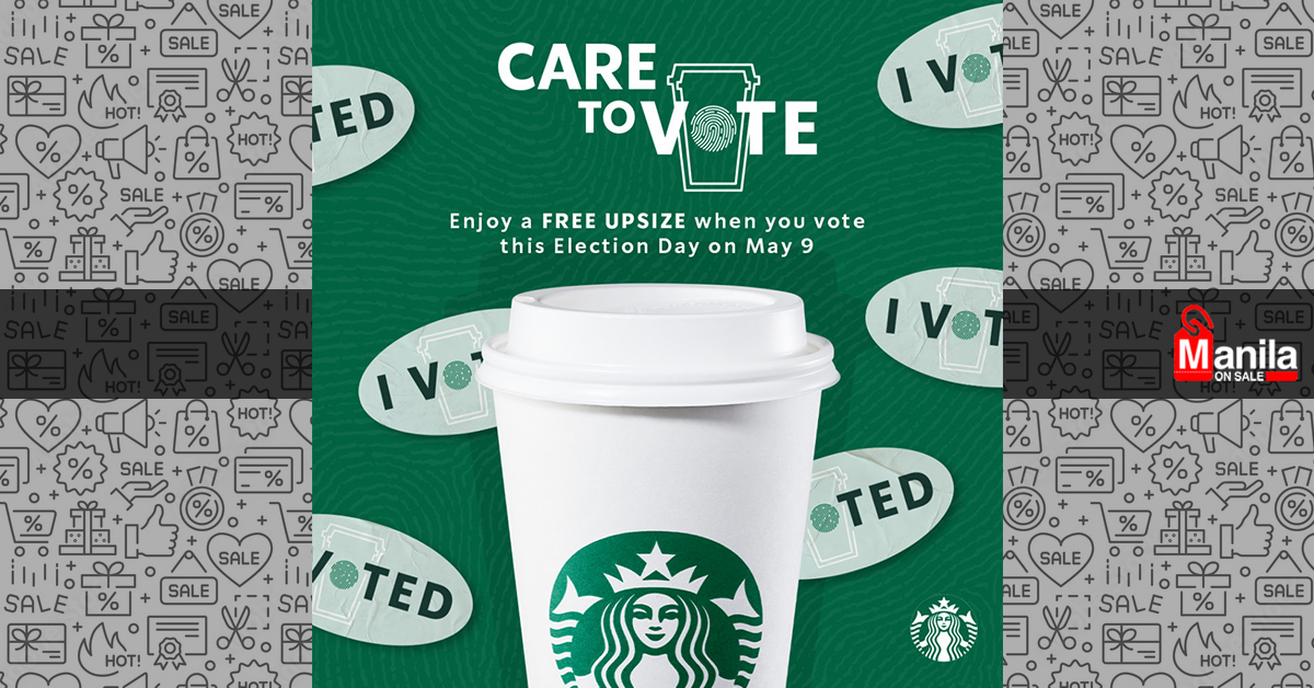 Starbucks – FREE Handcrafted Beverage Upsize Voting Promo | Manila On Sale