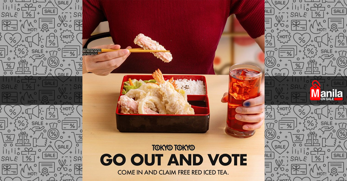 Tokyo Tokyo – Free 20oz Red Ice Tea Voting Promo | Manila On Sale