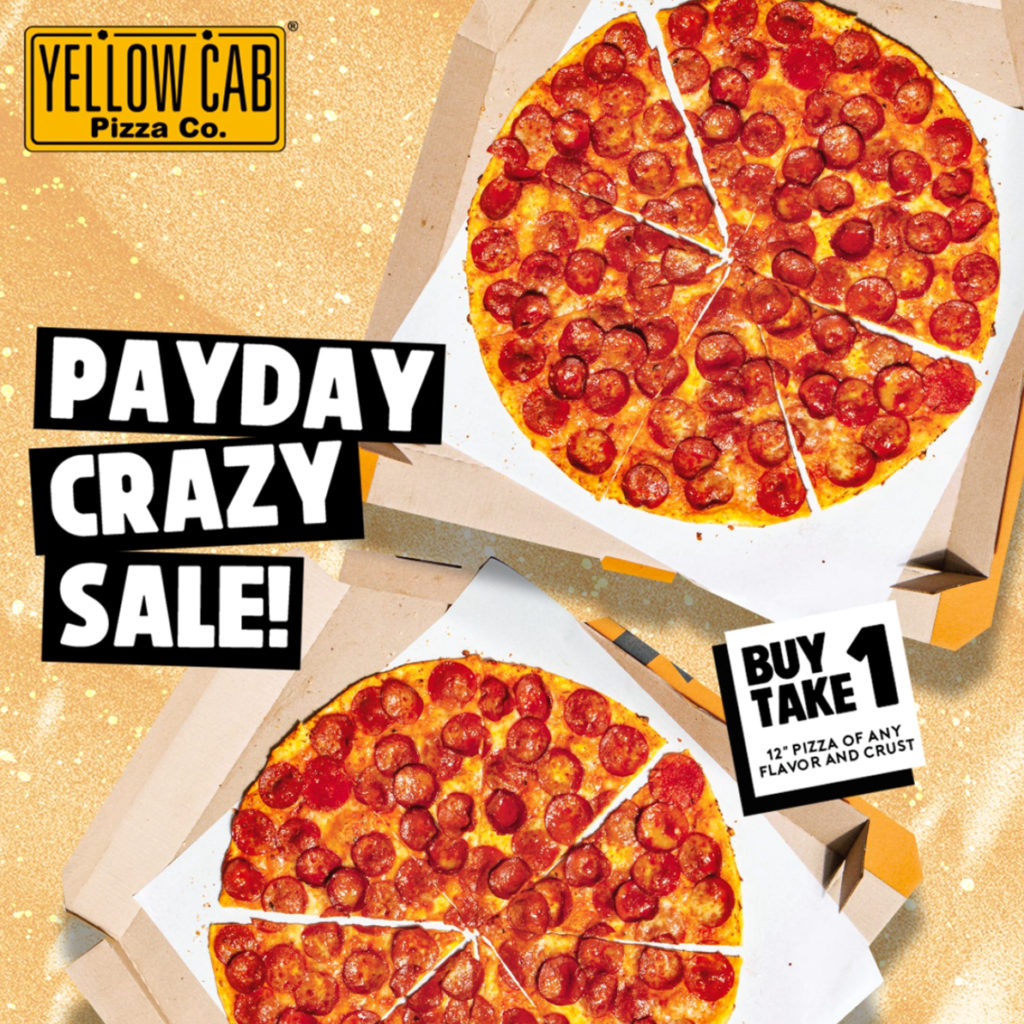 Yellow Cab Pizza – Payday Crazy Sale | Manila On Sale