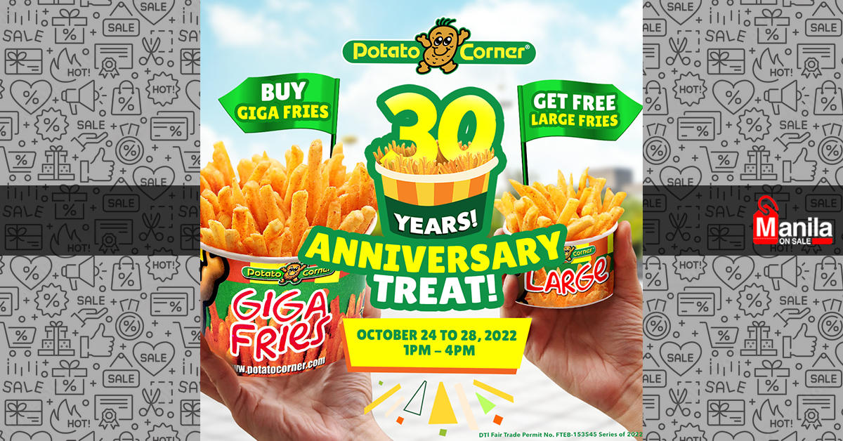 Potato Corner – 30th Anniversary Promo | Manila On Sale