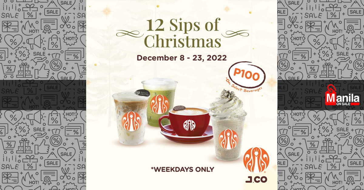 J.CO Donuts – 12 Sips of Christmas Promo | Manila On Sale
