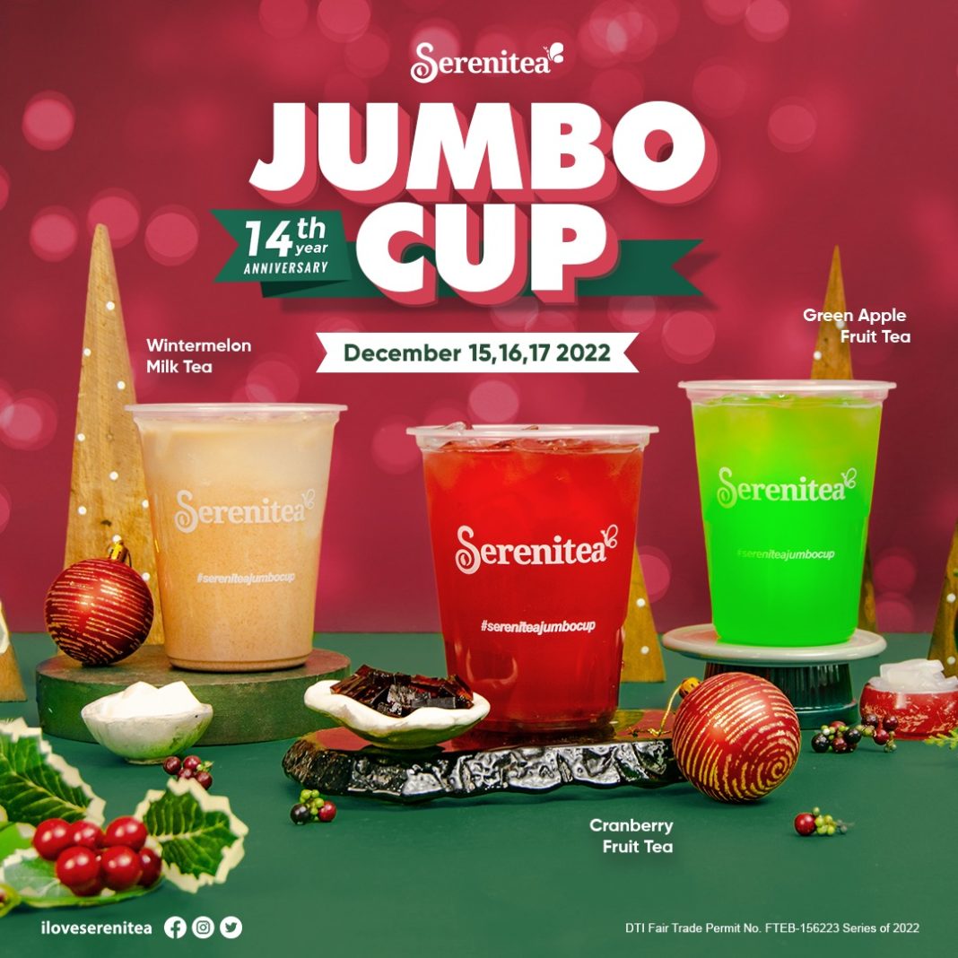 Serenitea – 14th Year Jumbo Cups Promo | Manila On Sale