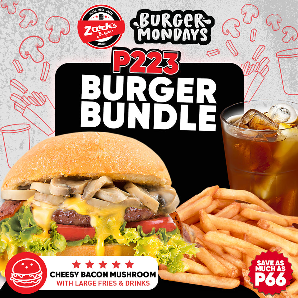 Zark’s Burgers – Monday Burger Bundle | Manila On Sale