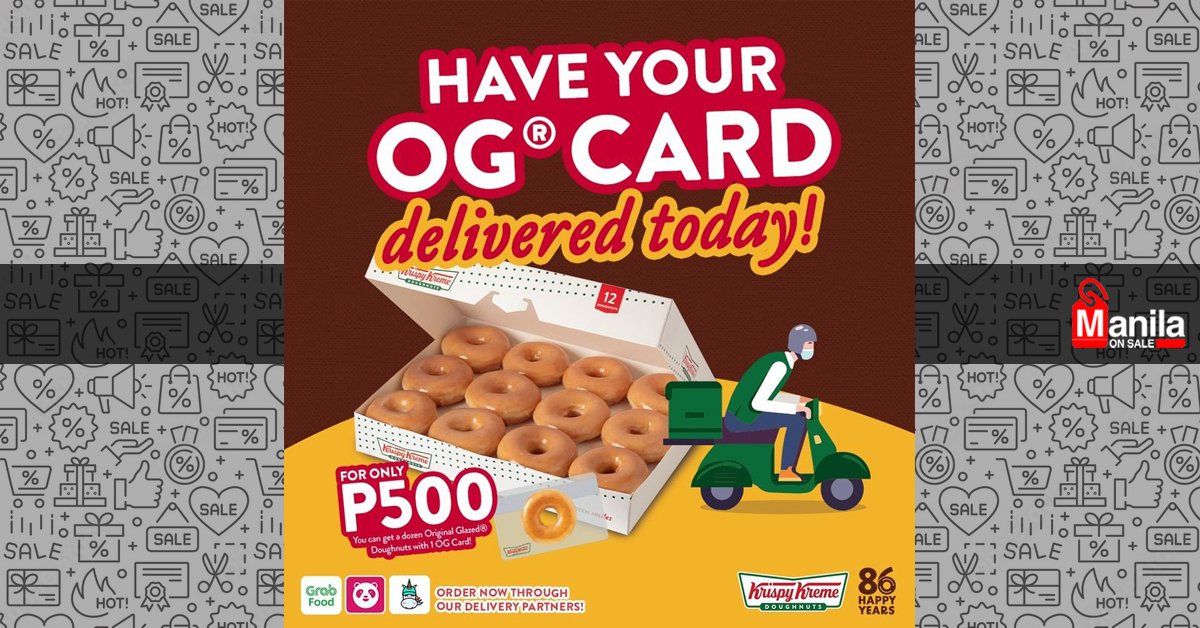 Get Your OG Card and a Dozen Original Glazed for Only P500 | Manila On Sale